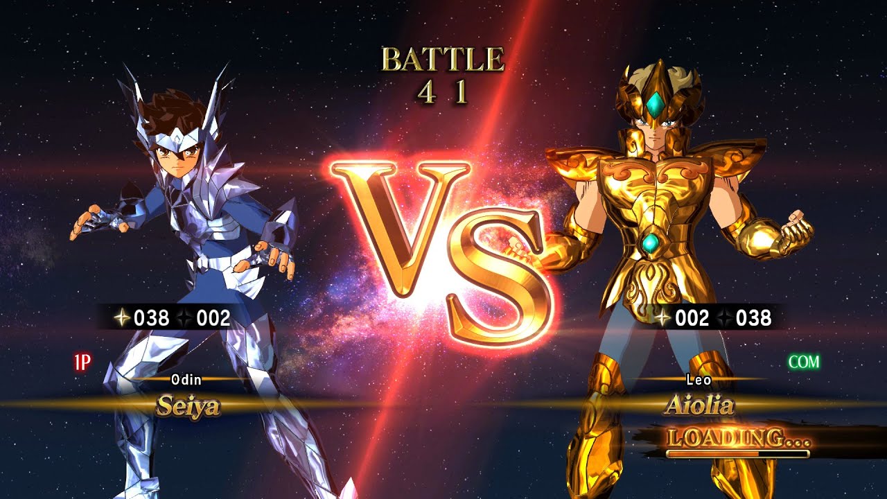Seiya (Odin Robe) vs Aiolia (Leo Gold Cloth) - Saint Seiya: Soldiers ...