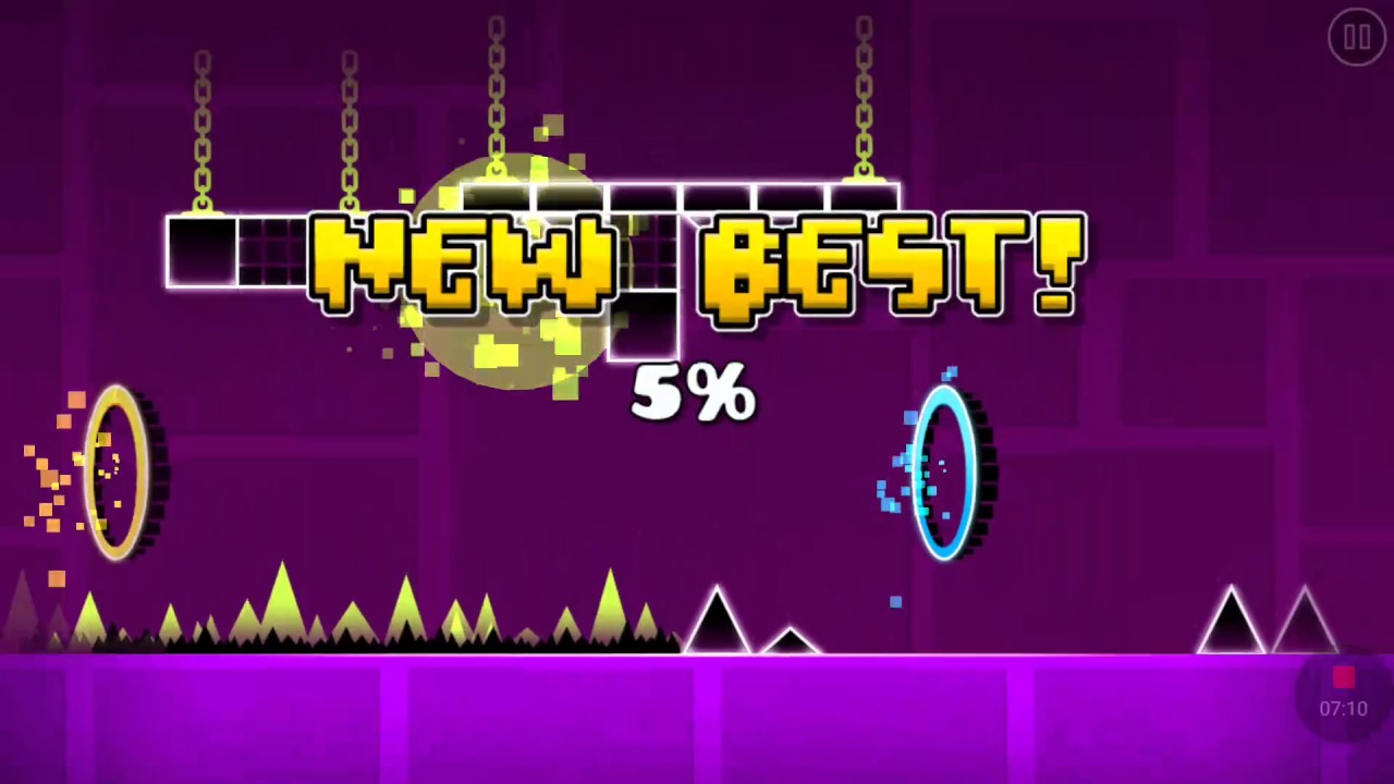 Geometry Dash 1st Video - YouTube