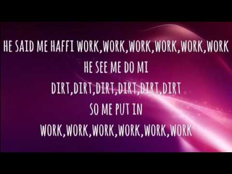 Rihanna Work Lyrics - YouTube
