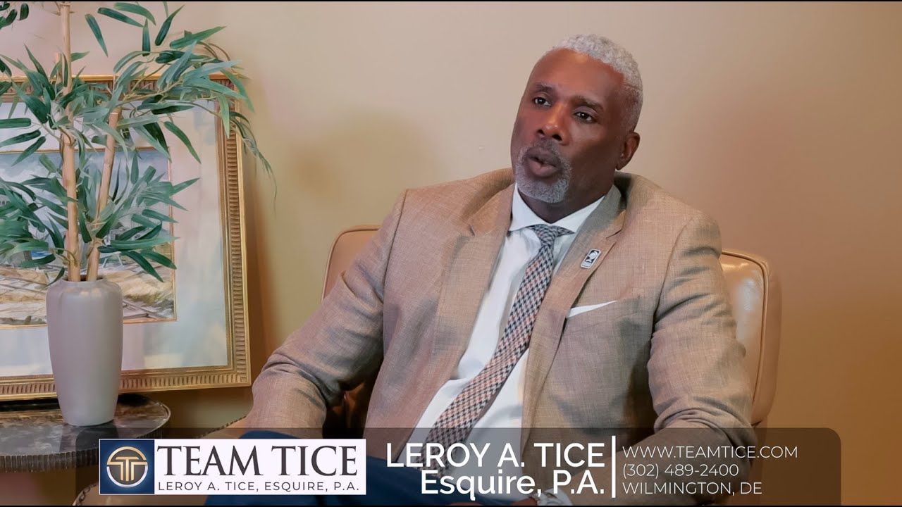 Team Tice - Leroy A. Tice - Delaware Attorneys - 30 Sec TV Ad - YouTube