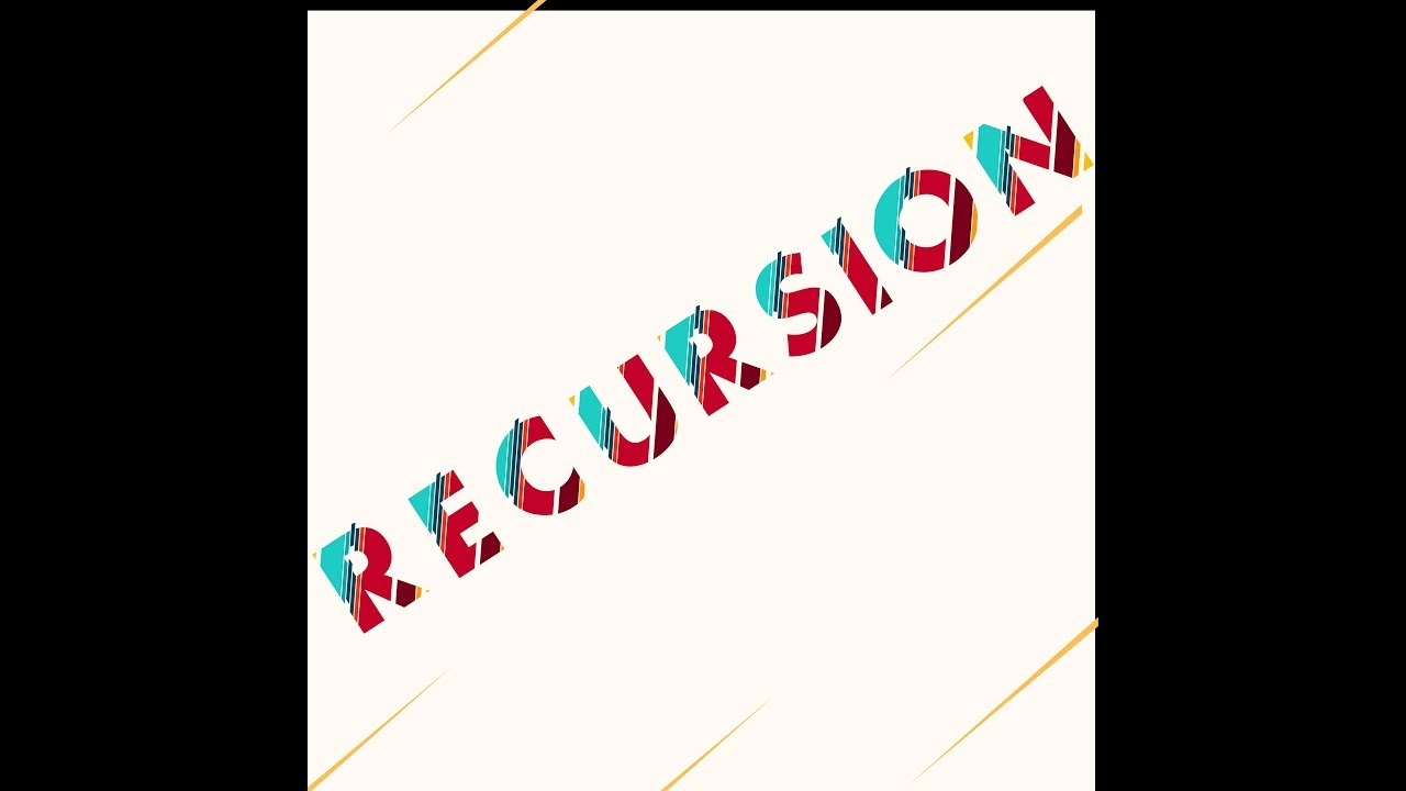 Recursion In Tamil Youtube 2451