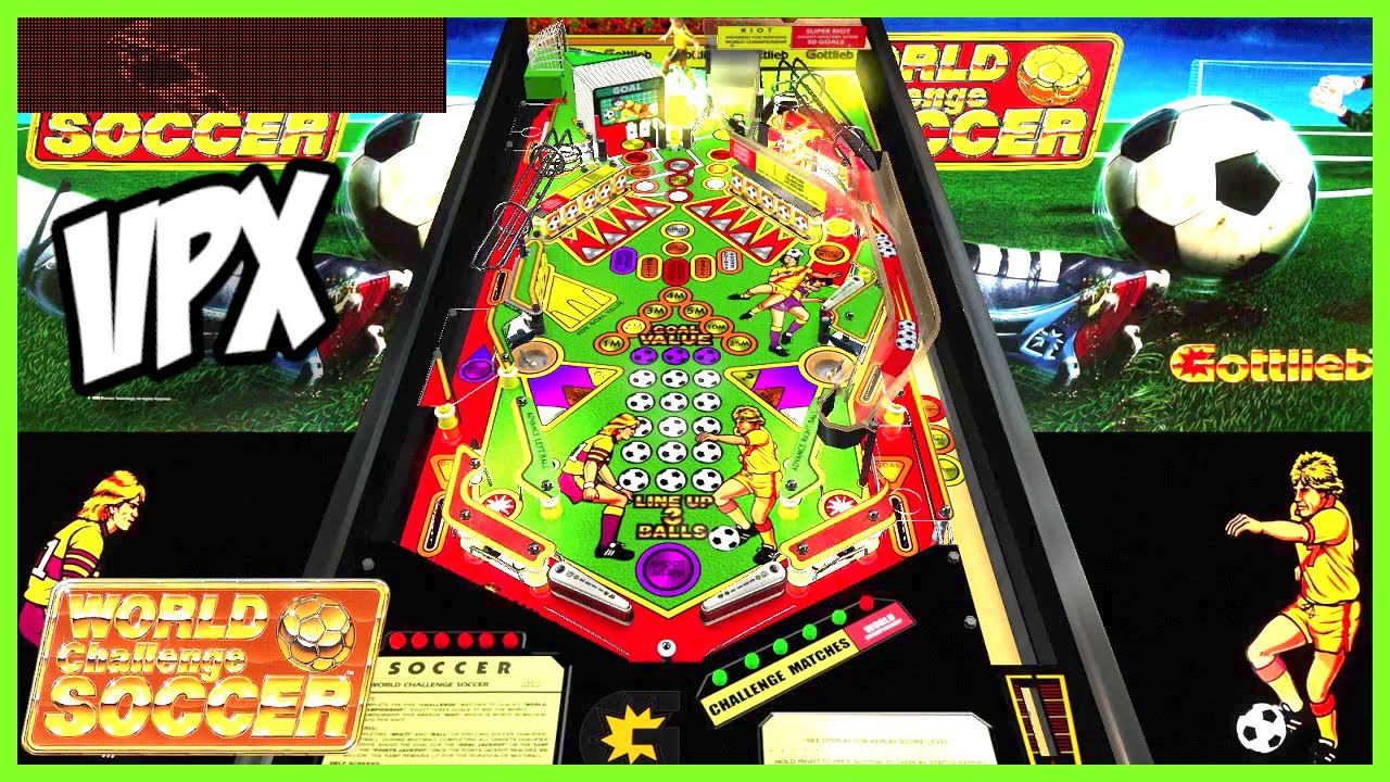 World Challenge Soccer VPX (Premier 1994) | Visual Pinball X - YouTube