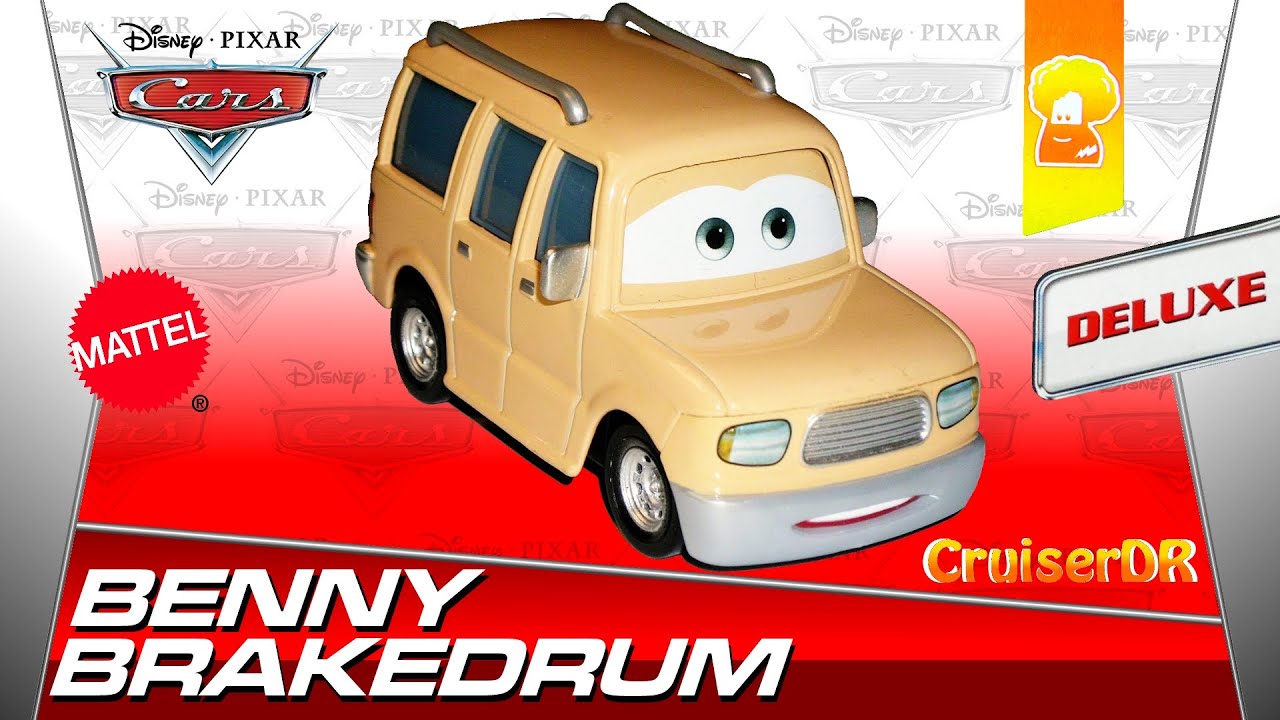 Disney Cars Benny Brakedrum Deluxe Diecast 1:55 scale Mattel - YouTube