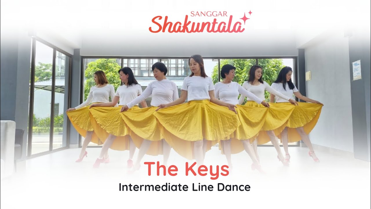The Keys, Intermediate Line Dance - Barbuda Class - YouTube
