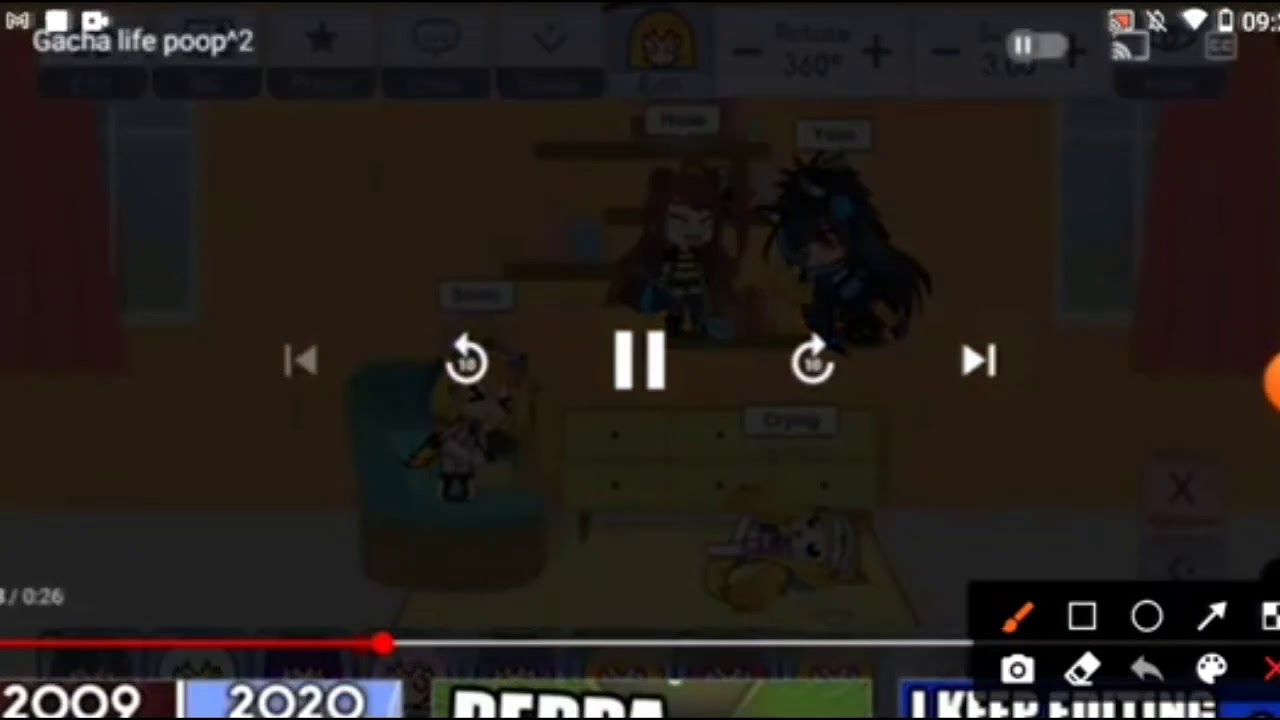 Gacha life poop SuperCubed - YouTube