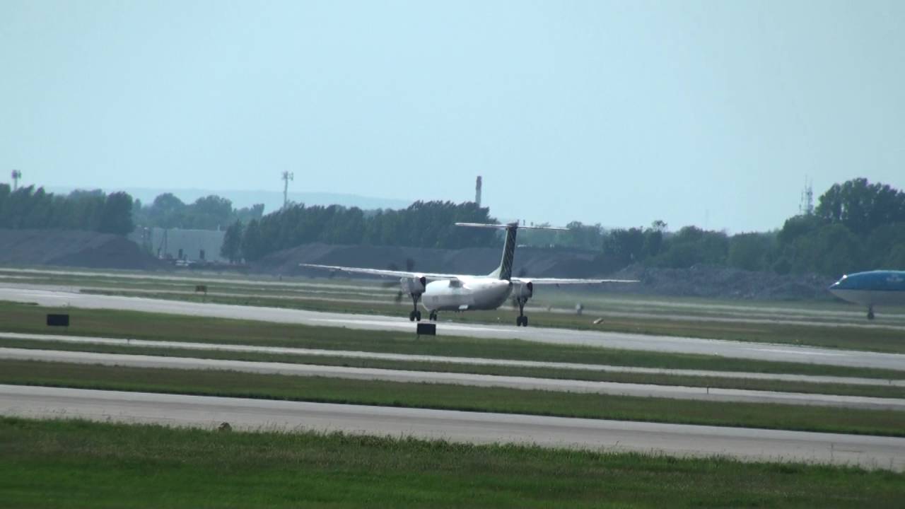 Porter Airlines DHC-8-402 Q400 Takeoff Runway 28 Montreal YUL | CYUL ...