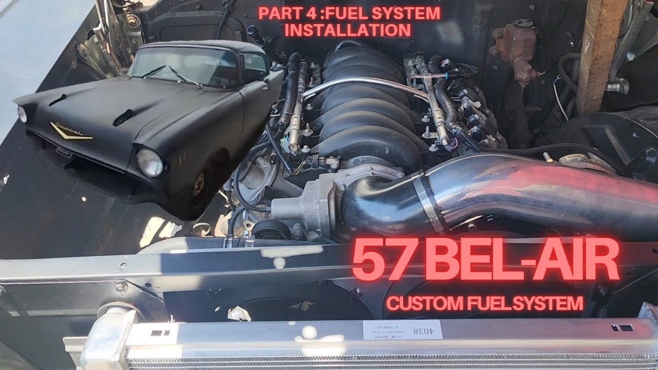 Ls Swapping A Chevy Icon (57 Chevy Bel Air LS3 Swap Pt:4) - YouTube