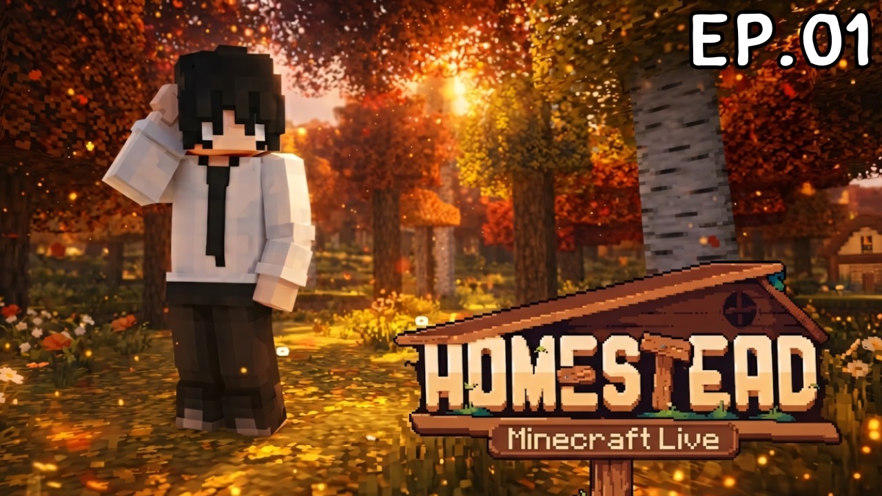 เสพบรรยากาศ | MINECRAFT HOMESTEAD (01) - YouTube