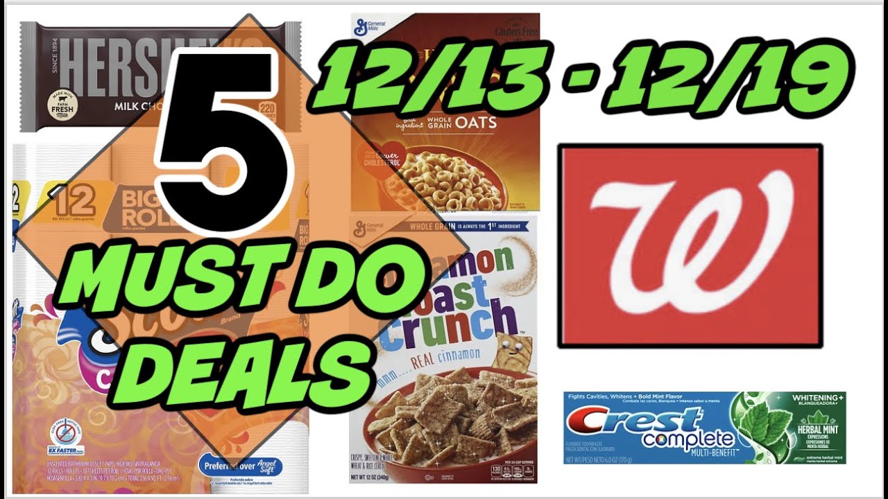 5 MUST DO WALGREENS DEALS 12 13 12 19 YouTube 5-must-do-walgreens-deals-12-13-12-19-youtube