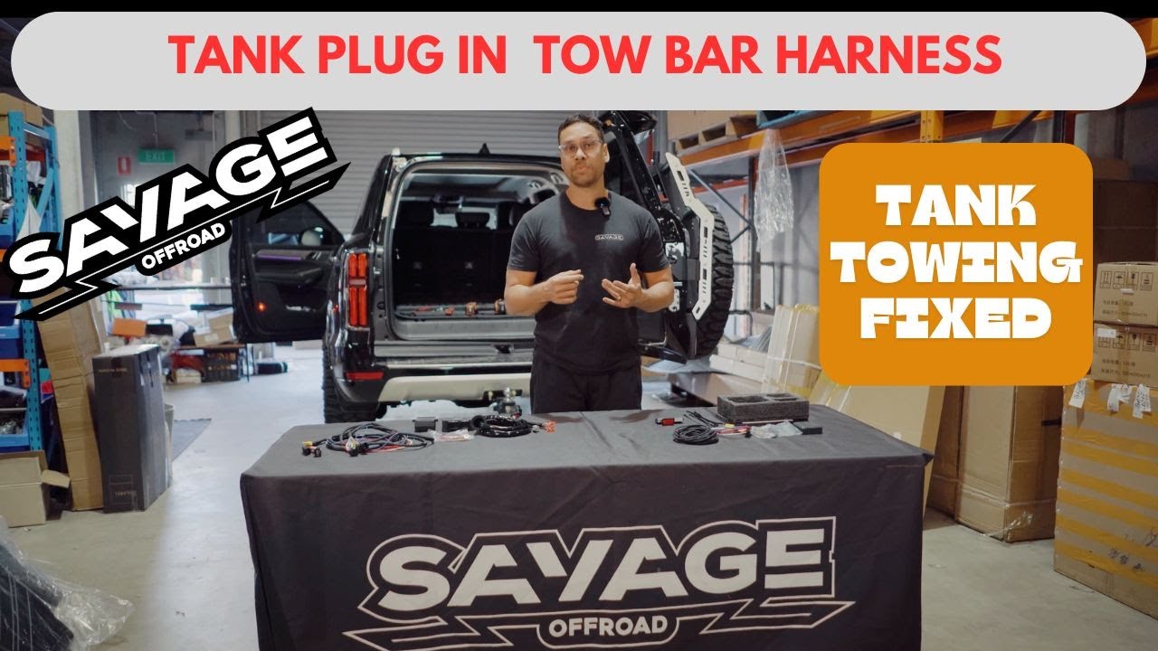 GWM TANK 500 SAVAGE TOW BAR HARNESS AND BRAKE CONTROLLER INSTALLATION ...