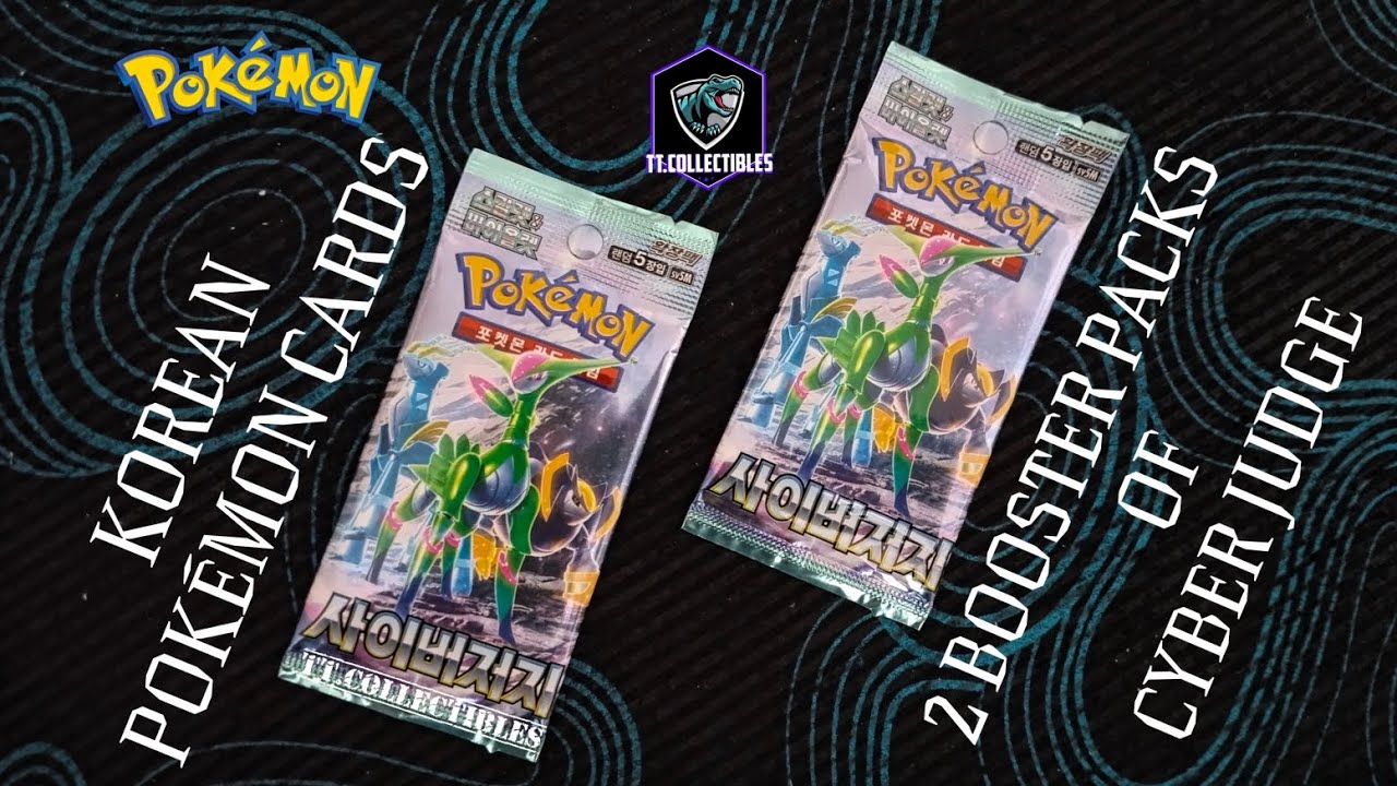 Korean Pokémon Cyber Judge 2 Booster Packs #pokémon #korean #cyberjudge ...
