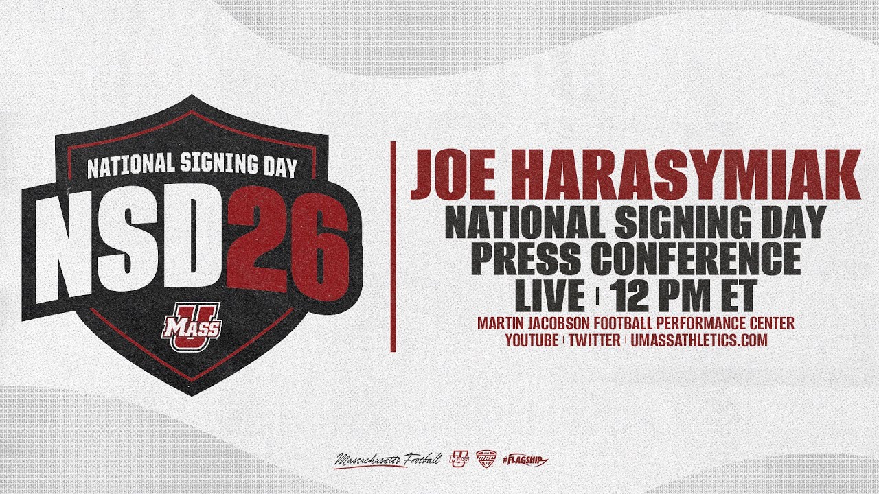 2025 Massachusetts Football - National Signing Day Press Conference ...