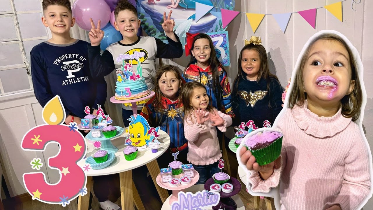 ANIVERSÁRIO DA MARIA ALICE - FESTA COMPLETA DA ARIEL!!! - YouTube