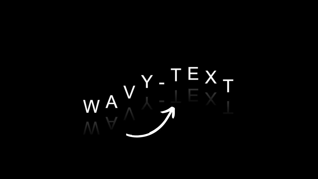 How To Make Wavy Text Animation Using Html And Css Animation Wavy 4155
