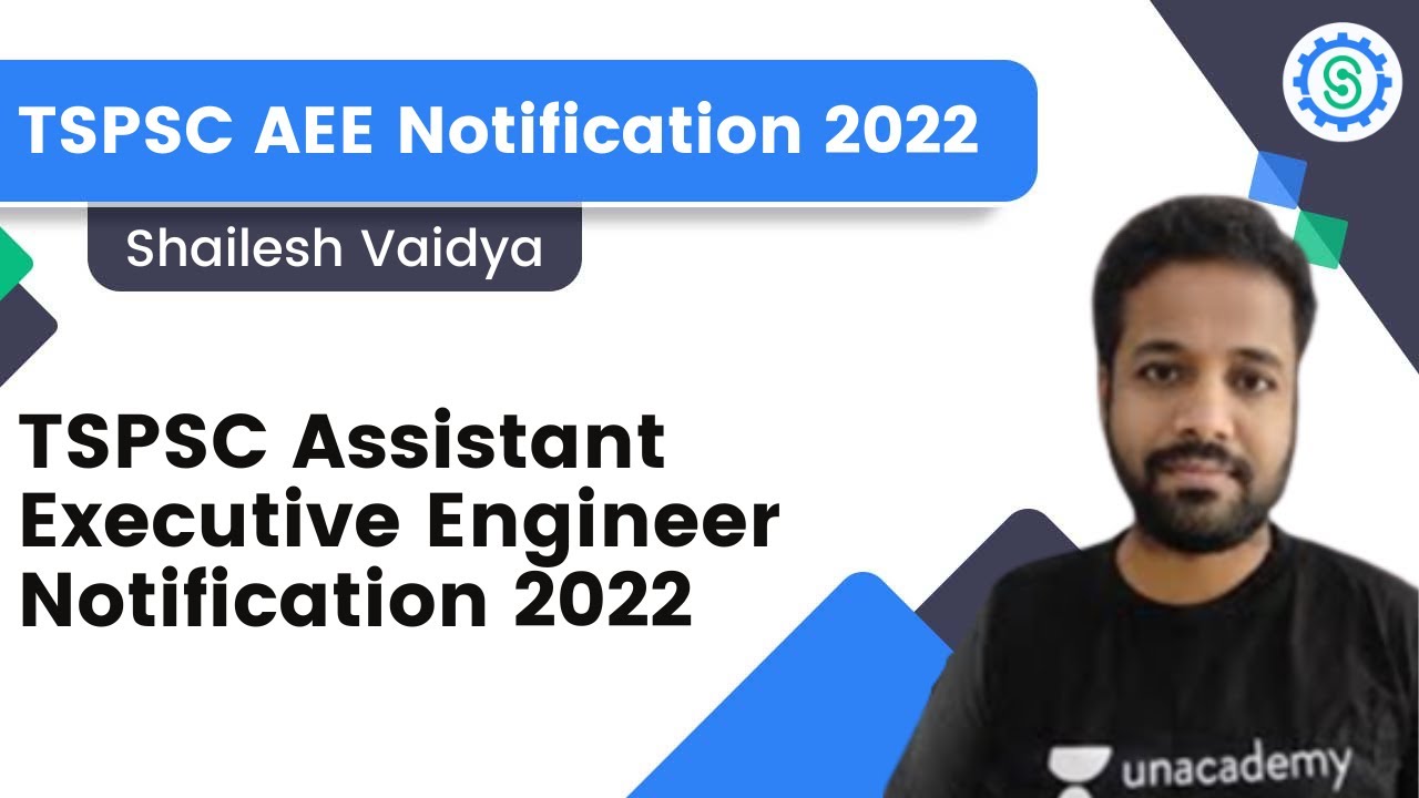 TSPSC AEE Notification 2022 | TSPSC Assistant Executive Engineer ...