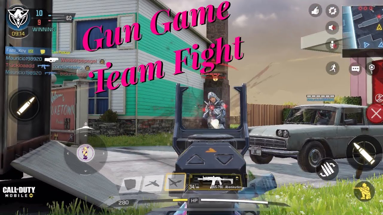 Gun Game - Team Fight - Nuketown [COD Mobile] - YouTube
