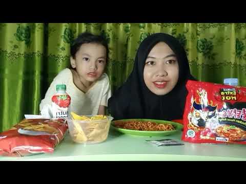 GILA!!Samyang EXTRA HOTTT🔥🔥🌡️ Bersama bocil Verona #samyangchallenge #samyang2xspicy #extrahot