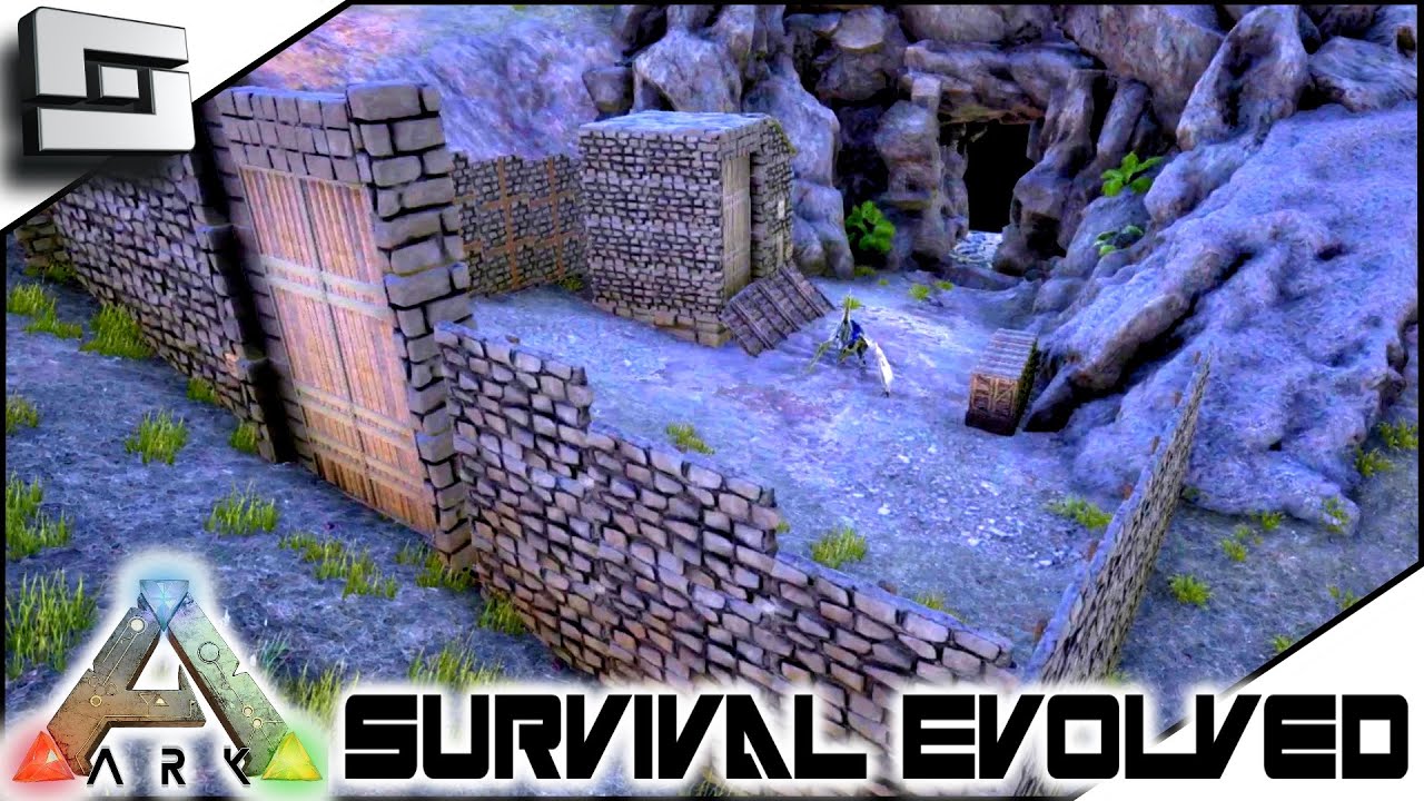 ARK: Survival Evolved - CHITIN CAVE OUTPOST! S3E42 ( Gameplay ) - YouTube