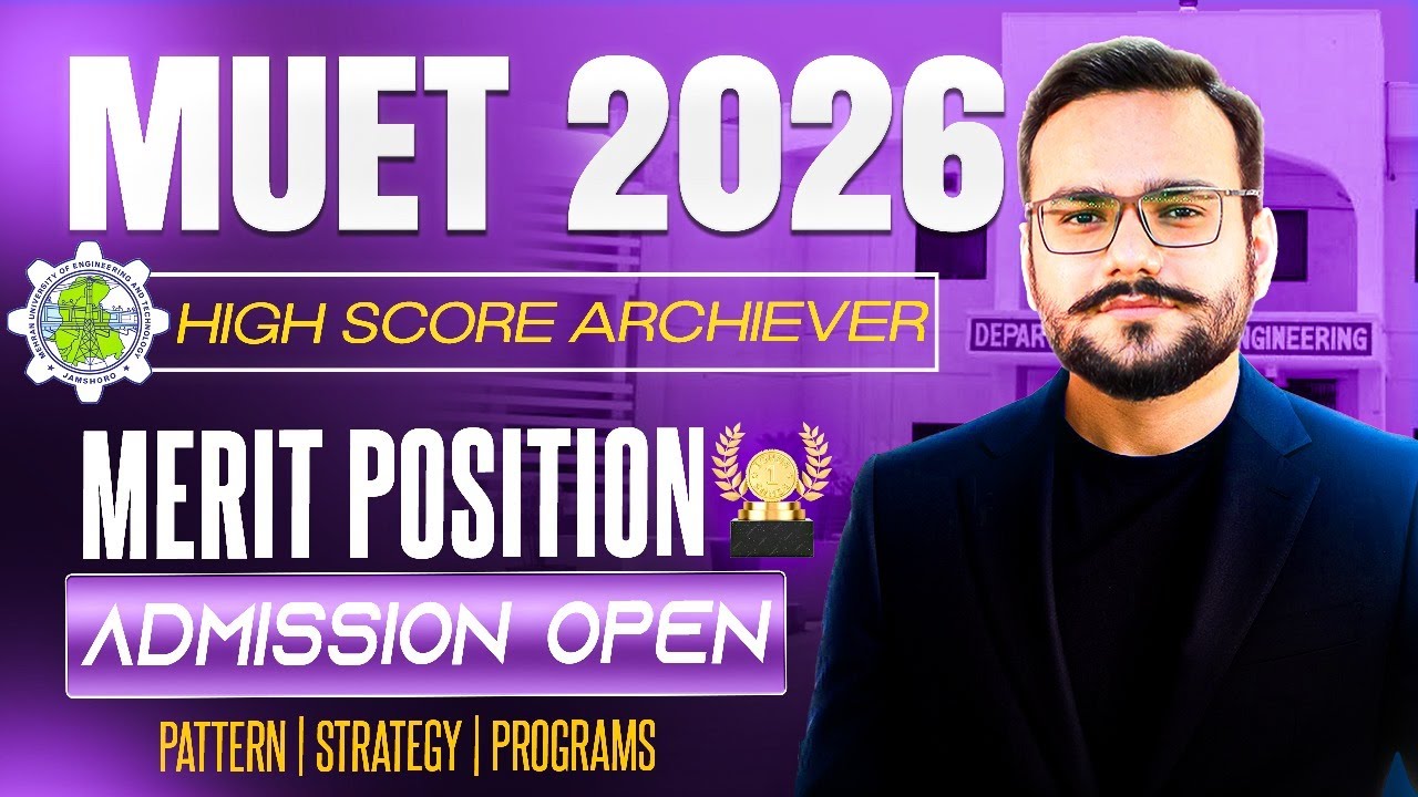MEHRAN 2026 Detailed Guidance | MUET 2026 Admissions Guide | MUET Test ...