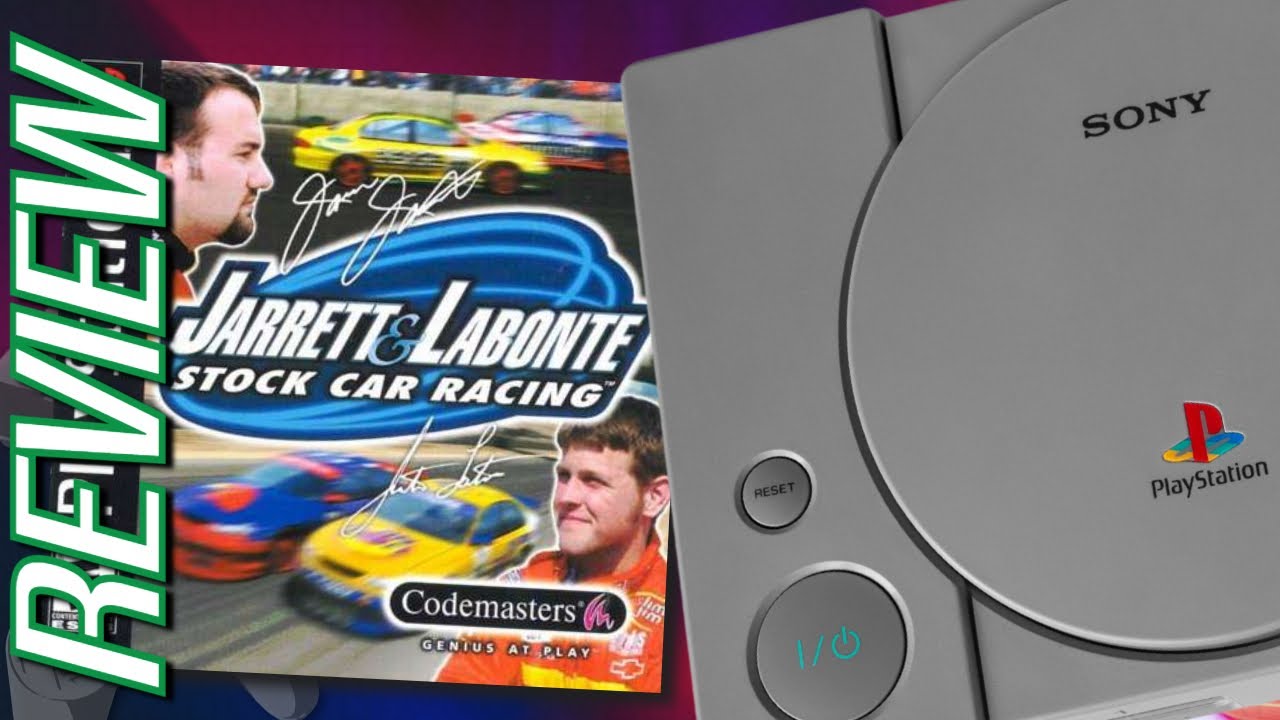 Jarrett & Labonte Stock Car Racing PS1 Review - YouTube