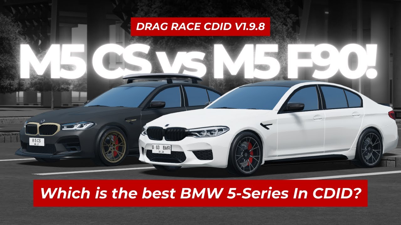 [EN] BMW M5 CS vs BMW M5 F90 - Drag Race - CDID V1.9.8 - YouTube