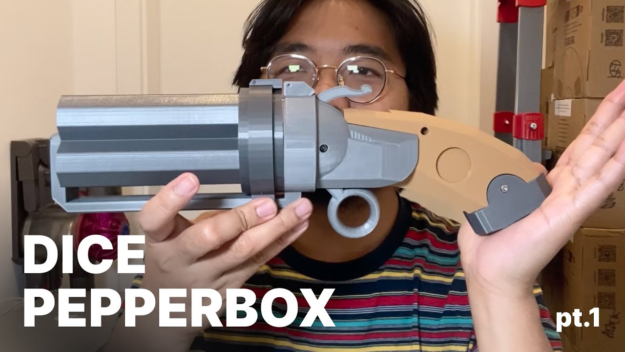 Making a dice pepperbox (pt.1) - YouTube
