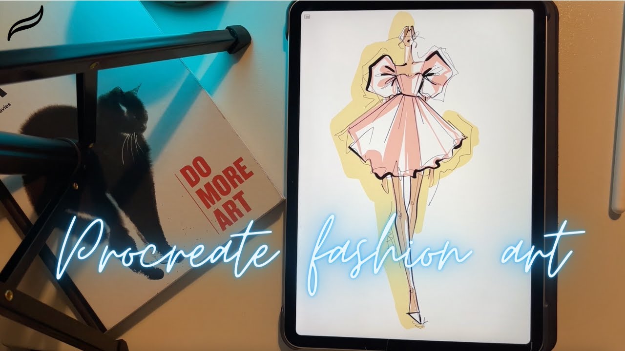 FASHION ILLUSTRATION IN PROCREATE / Digital fashion art tutorial ...