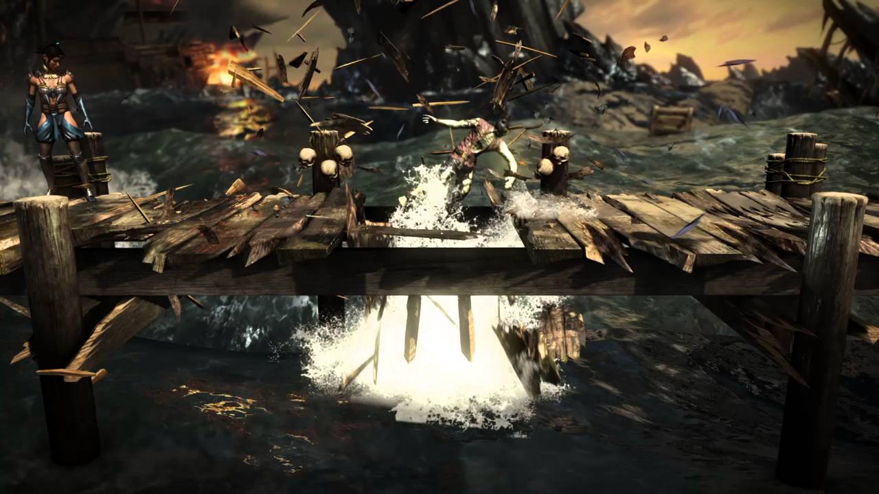 MK XL Kitana stage fatality - YouTube