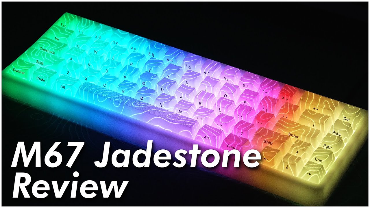 XVX M67 Jadestone Review | Bright and Shiny RGB Goodness! - YouTube