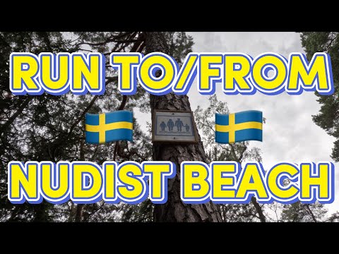 RUN to NEW NUDIST BEACH * Lövnäs Naturistbad #086