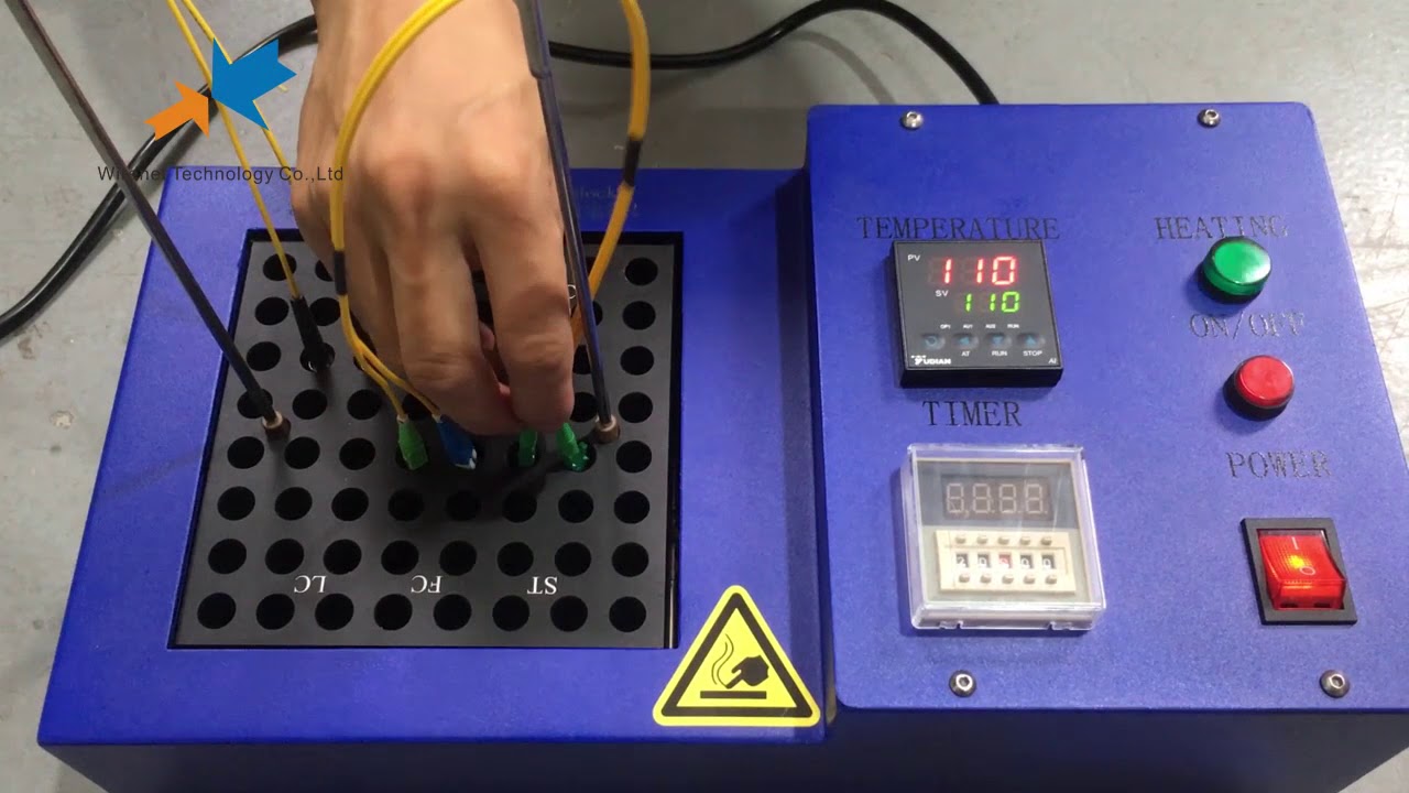 How to use 64 Port Fiber Optic Heat Oven - YouTube
