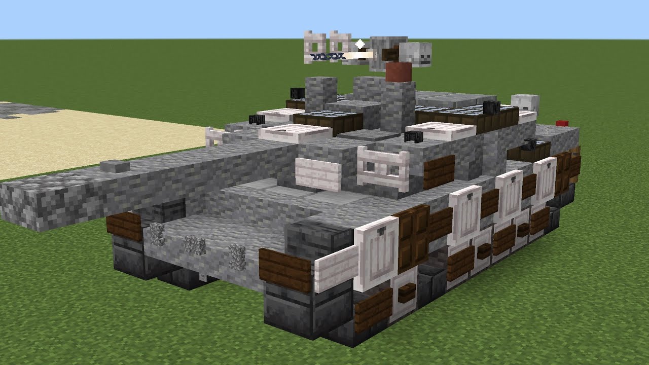 Minecraft Abrams X Tutorial 1.5:1 scale - YouTube