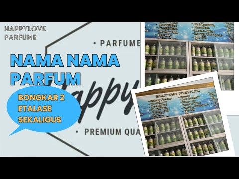 NAMA NAMA PARFUM PRIA WANITA DARI ABJAD M-z ADA AROMA APA AJA YA? - YouTube