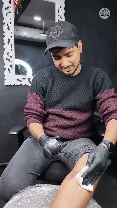 Part 2 of My Hand-Poked Tattoo Journey! - YouTube