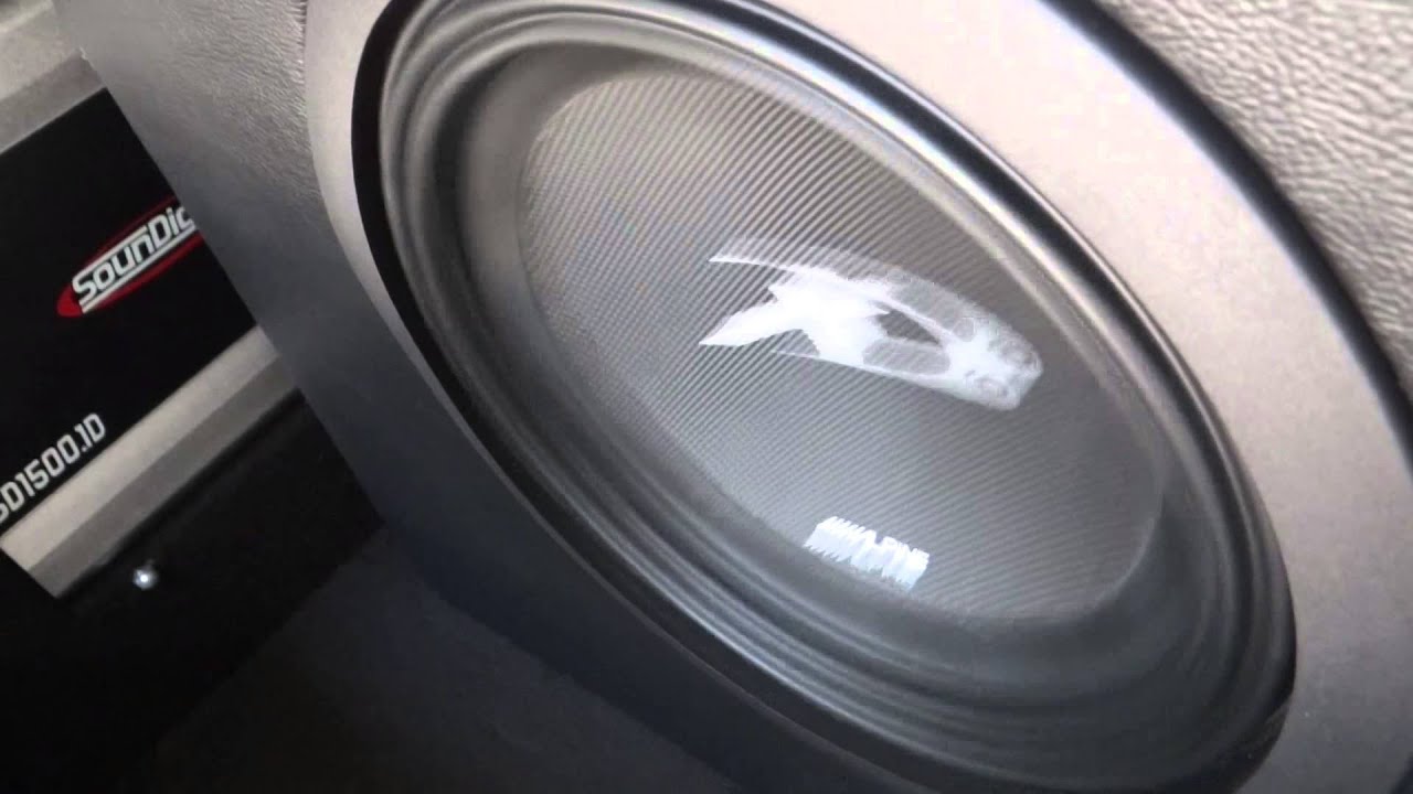 Subwoofer Alpine SWX-1043D ( Type-X) - YouTube