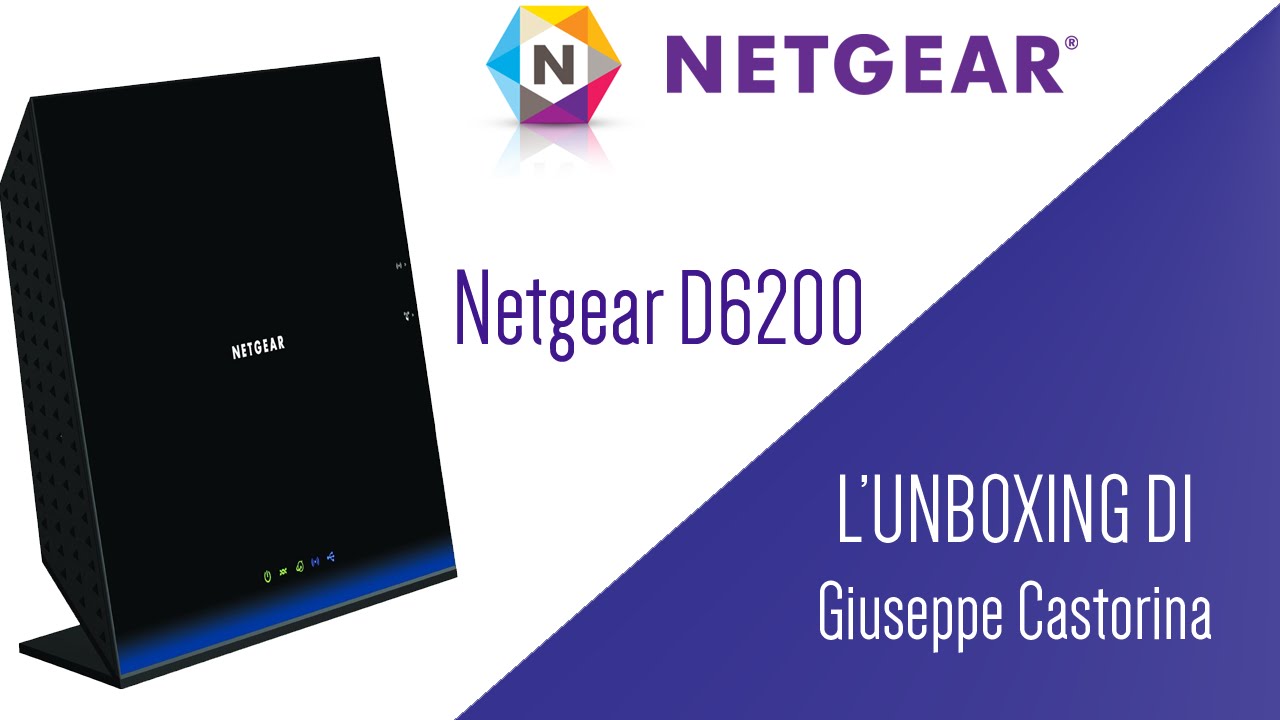 Netgear D6200 l'unboxing di GCReviews - YouTube