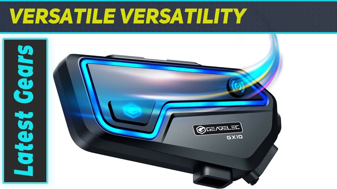 GEARELEC GX10: The Ultimate Motorcycle Bluetooth Headset Experience ...