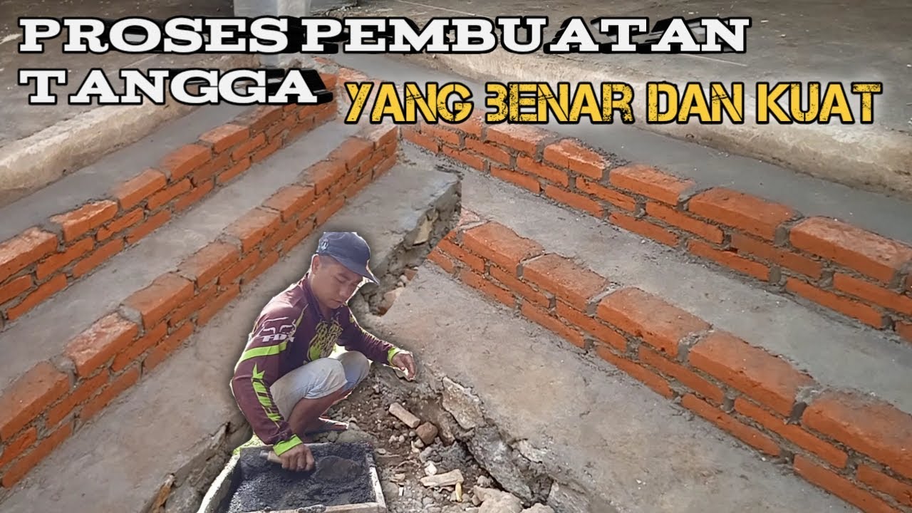 Tutorial membuat tangga beton yang benar dan kuat - YouTube