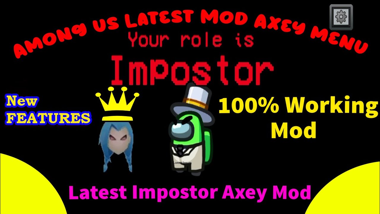 Among us Latest Mod Axey Apk Hack Impostor Menu | among us mod menu apk ...