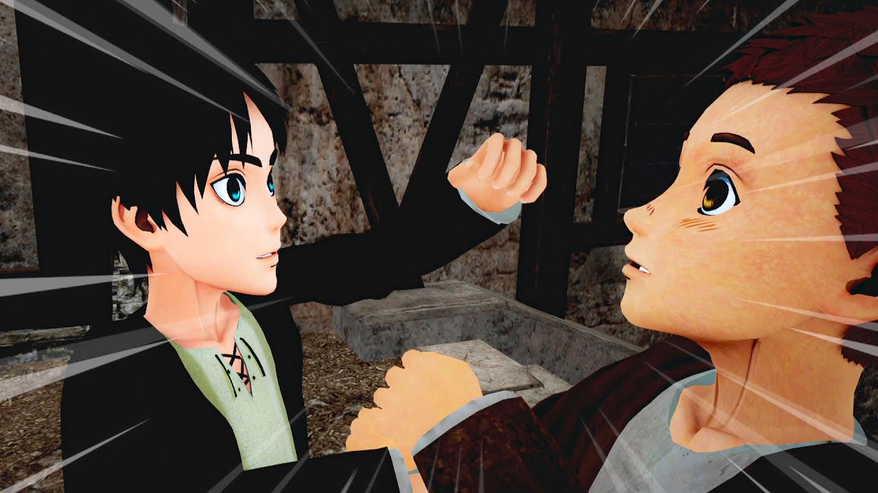 A VERDADEIRA INFÂNCIA DO ARMIN E EREN ATTACK ON TITAN (VR) - YouTube