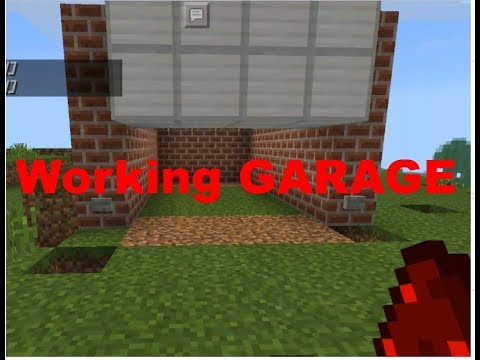 How to make a WORKING GARAGE! Minecraft! nicely built!HD - YouTube