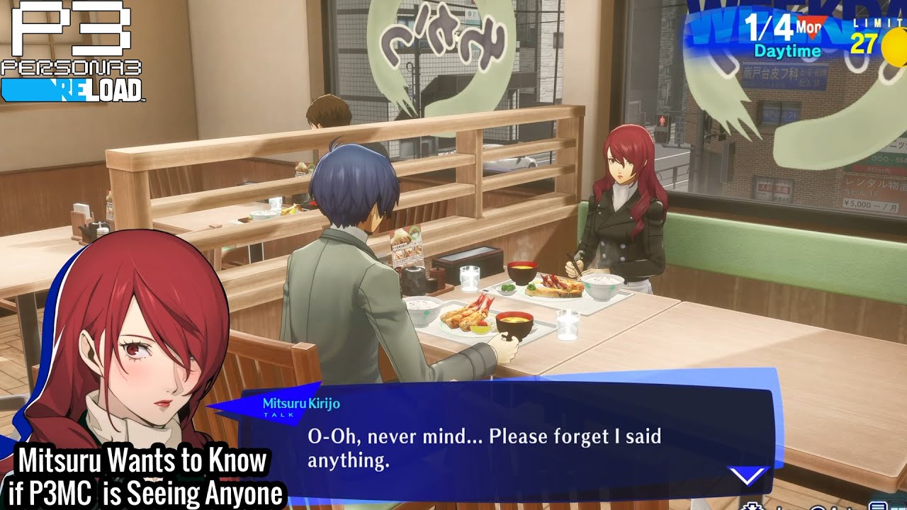 Persona 3: Reload | Mitsuru Asks if P3MC is Interested in Anyone. - YouTube