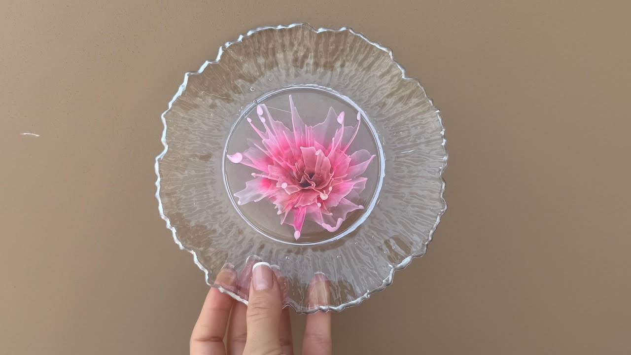 DIY Resin Plate with Blooming Flower – Beginner Friendly Step-by-Step ...