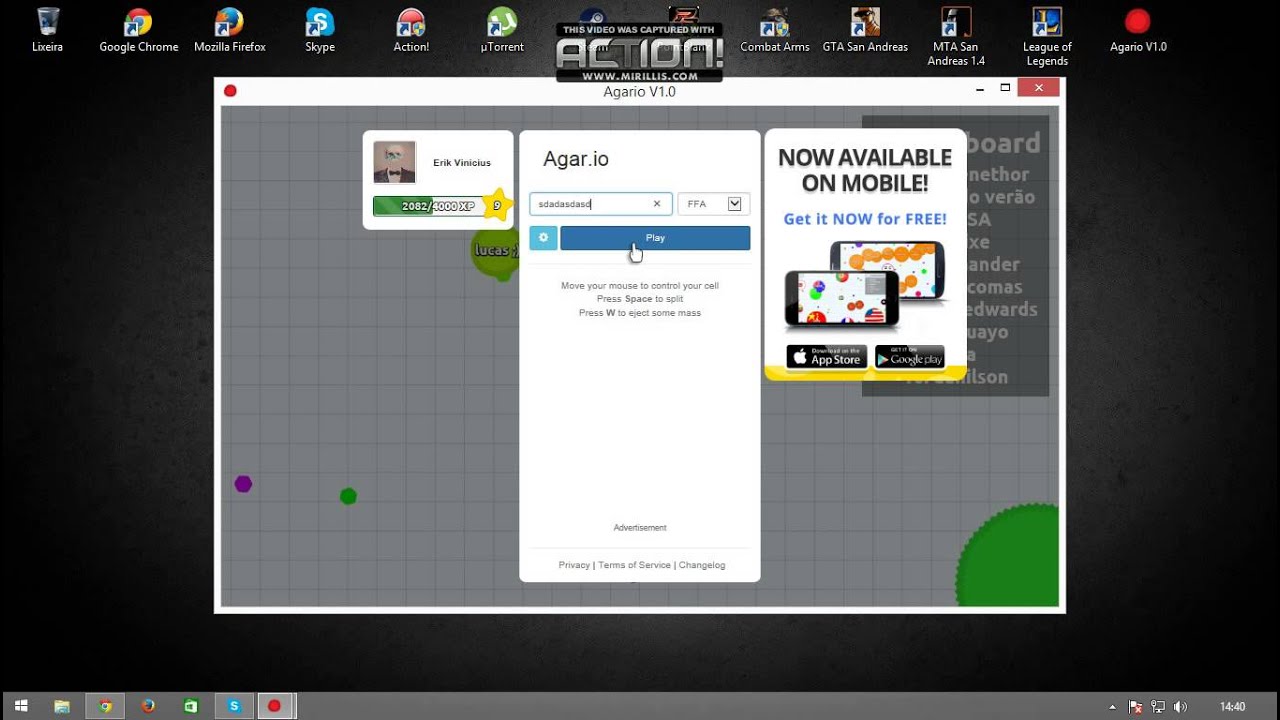 Como baixar e instalar Agar.io para seu PC 2015 - YouTube