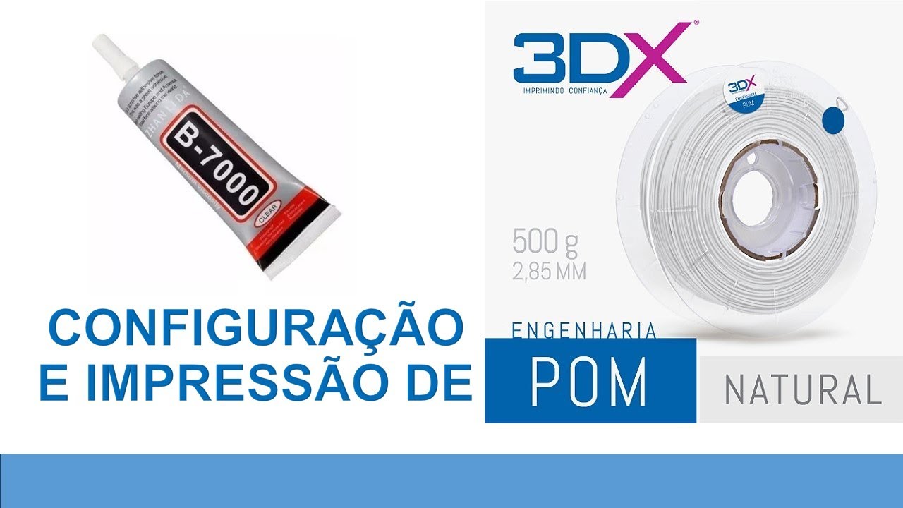 Configurando e imprimindo POM (Poliacetal) - YouTube