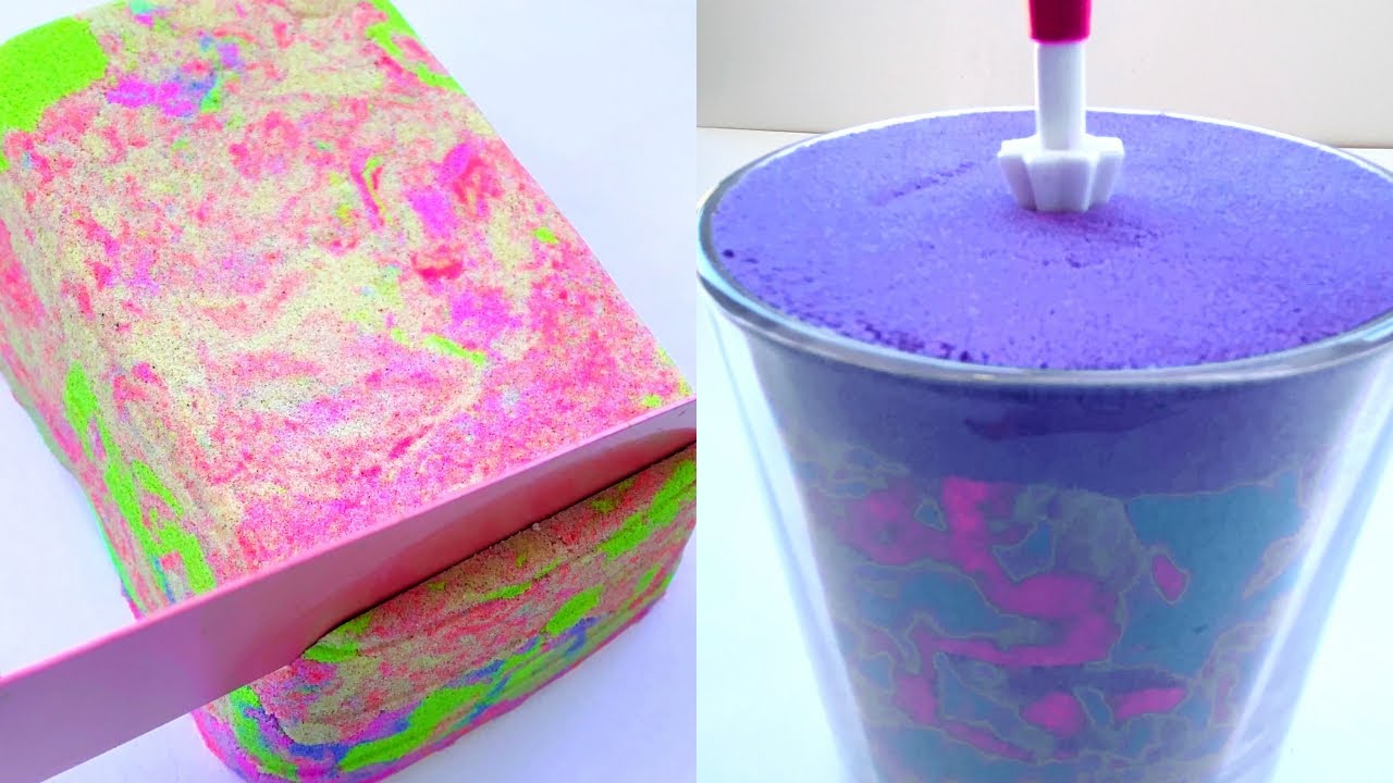 Kinetic Sand ASMR Reversing Mode Satisfying Video6 - YouTube