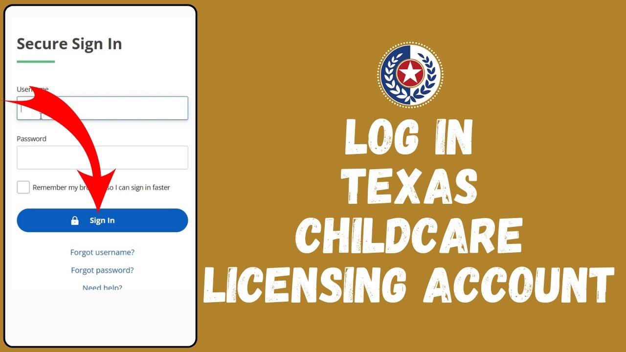 How to Login Texas Childcare Licensing Account 2024 - YouTube