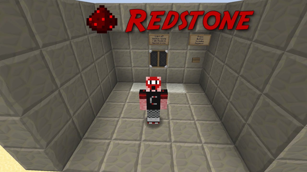 Minecraft - Redstone powered Payment system for shops - YouTube