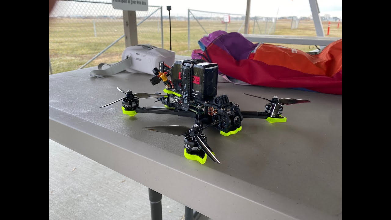 First real FPV drone flight - YouTube