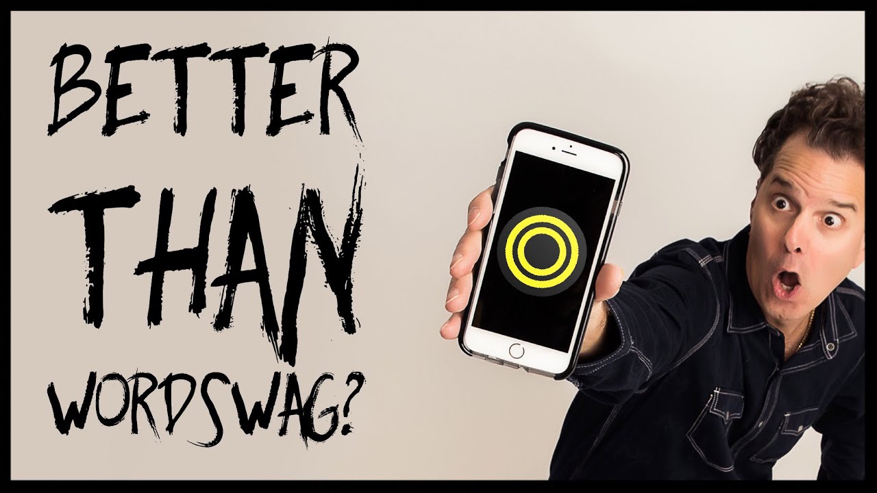 Over App for iPhone - BETTER than WORDSWAG? Over App Review - Word Swag ...